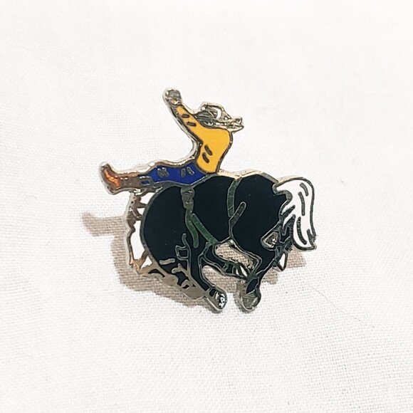Unbranded | Jewelry | Bucking Bronco Riding Rodeo Cowboy Lapel Pin 34 ...